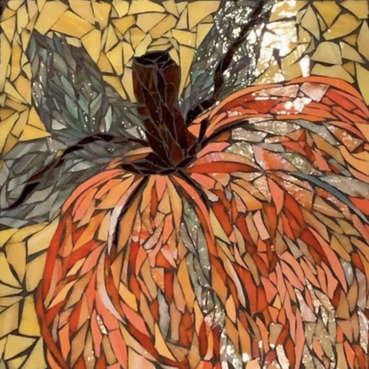Stained Glass Pumpkin Mosaic Class - Visit Madison